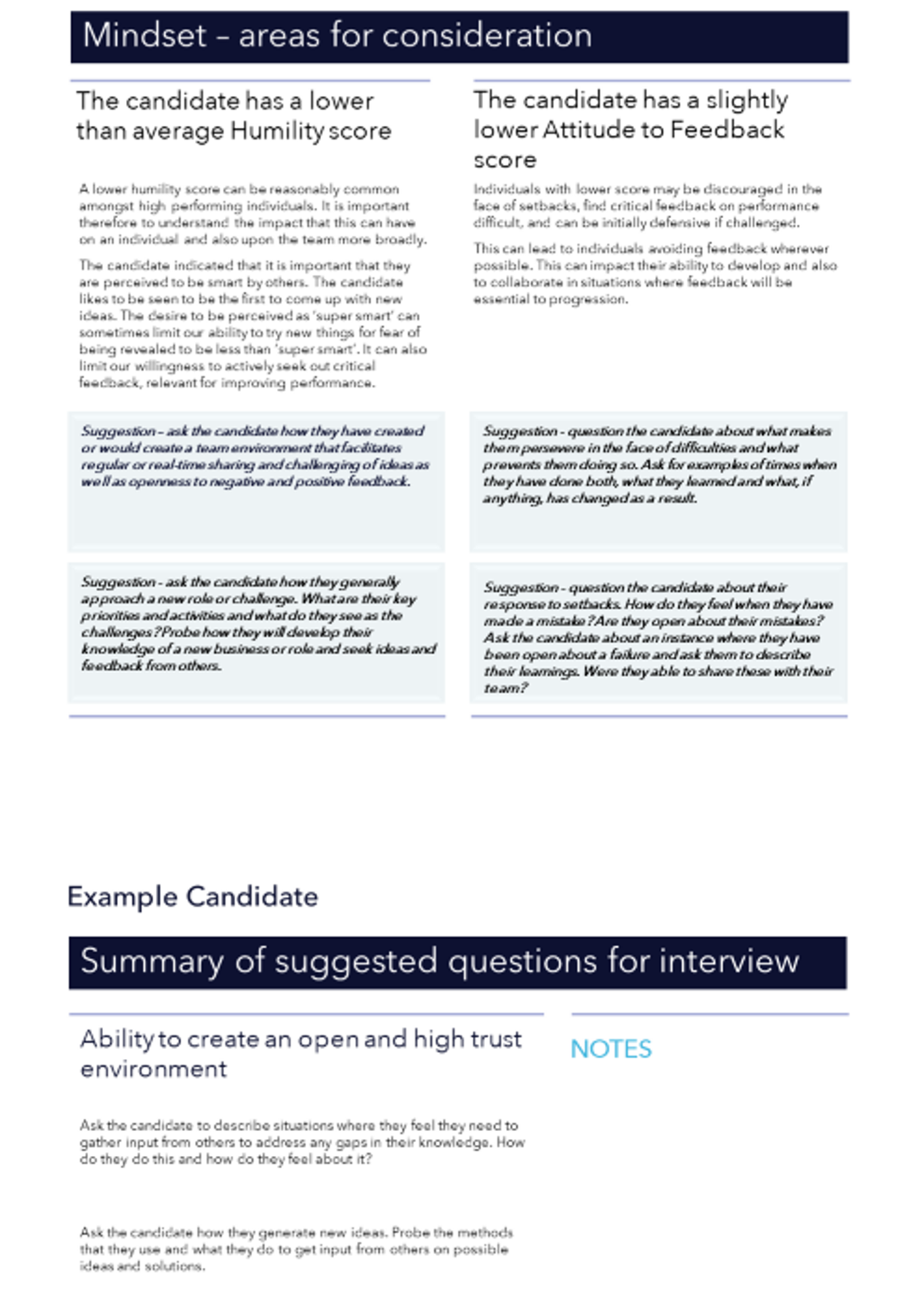 Candidate Recruitment Profiles - Matthew Syed Consulting, Mindset ...